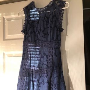 Altar'd State | Dresses | Altard State Royal Blue Lace Dress | Poshmark